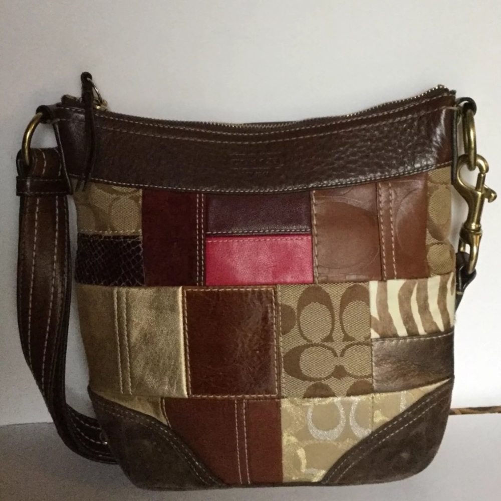 Coach Patchwork Classic Holiday Bag - Gem